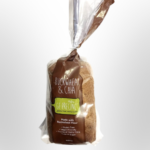 GF Precinct Buckwheat & Chia Bread 600g | Soltree Wholefoods