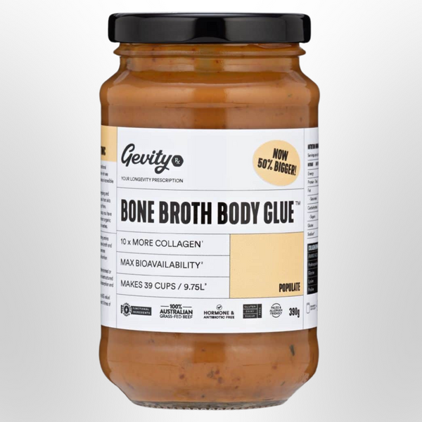 GEVITY Rx Bone Broth Body Glue Populate 390g – Soltree Wholefoods