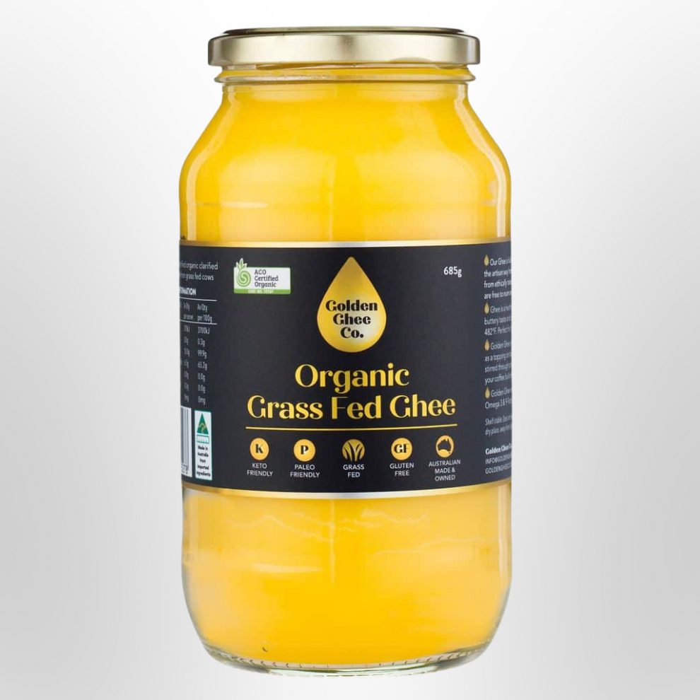 GOLDEN GHEE CO Grass Fed Ghee Organic 325g – Soltree Wholefoods
