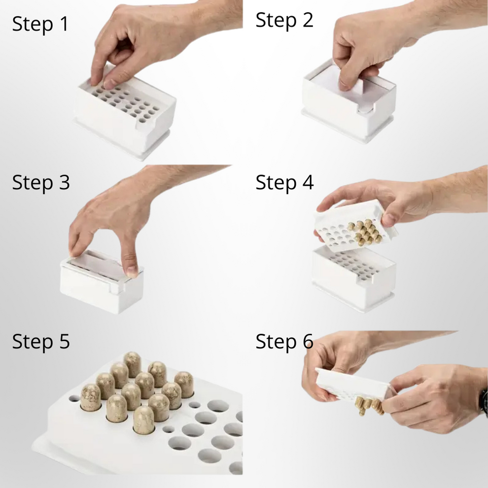 Manual Capsule Filler SIZE 00 (24-Hole) DIY Capsule Maker – Soltree ...