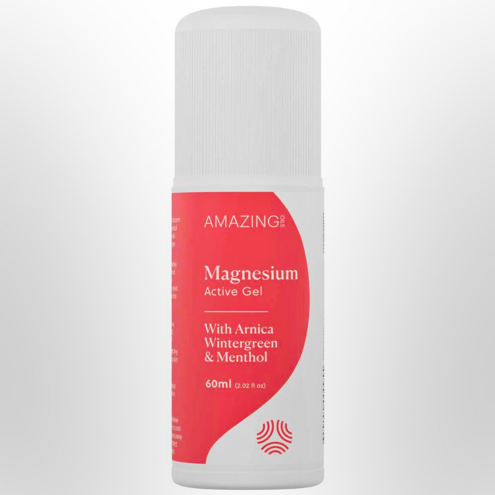 Magnesium Active Gel Roll-On 60ml AMAZING OILS – Soltree Wholefoods