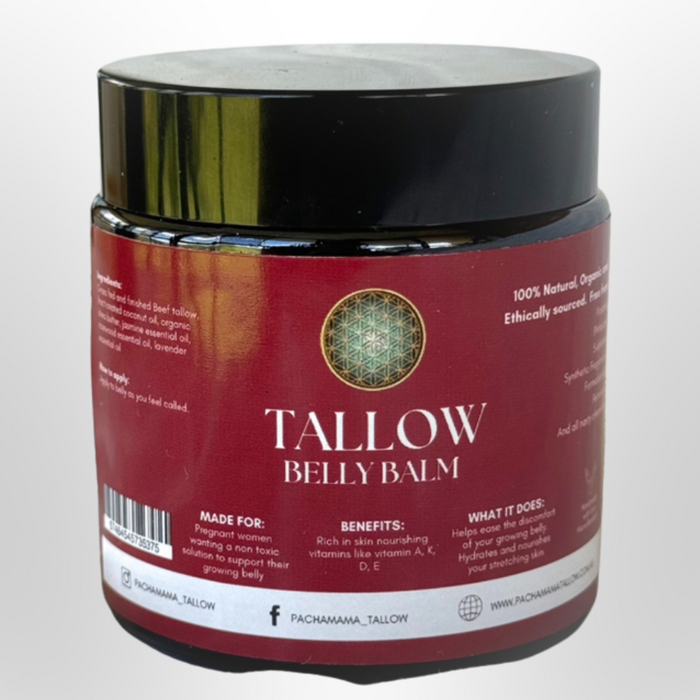 PACHAMAMA TALLOW Belly Balm 100ml – Soltree Wholefoods