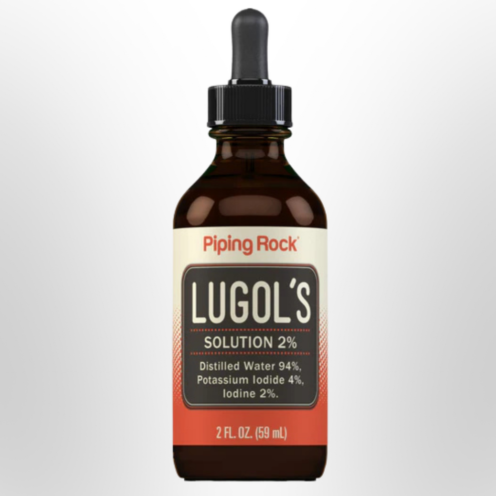 PIPING ROCK Lugol's Iodine (2%) Solution Dropper Bottle 59ml – Soltree ...