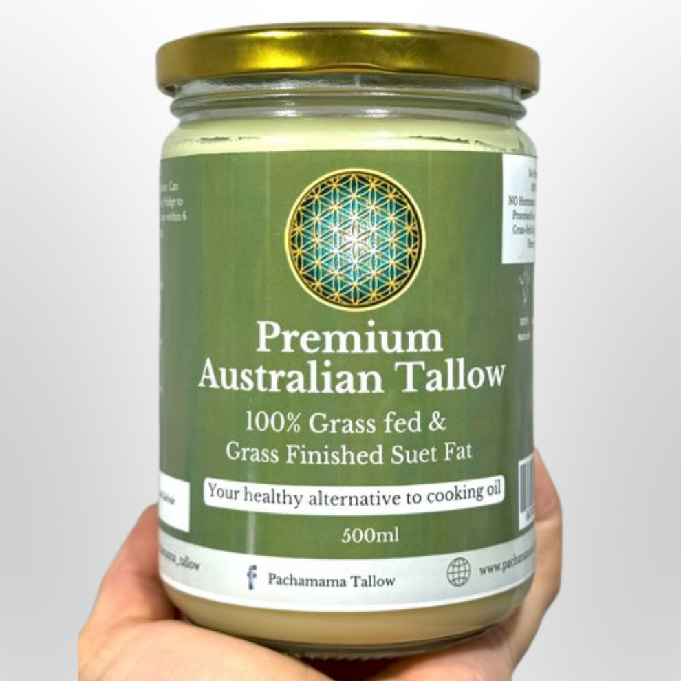 PACHAMAMA TALLOW Premium Grass-Fed Tallow 500ml – Soltree Wholefoods