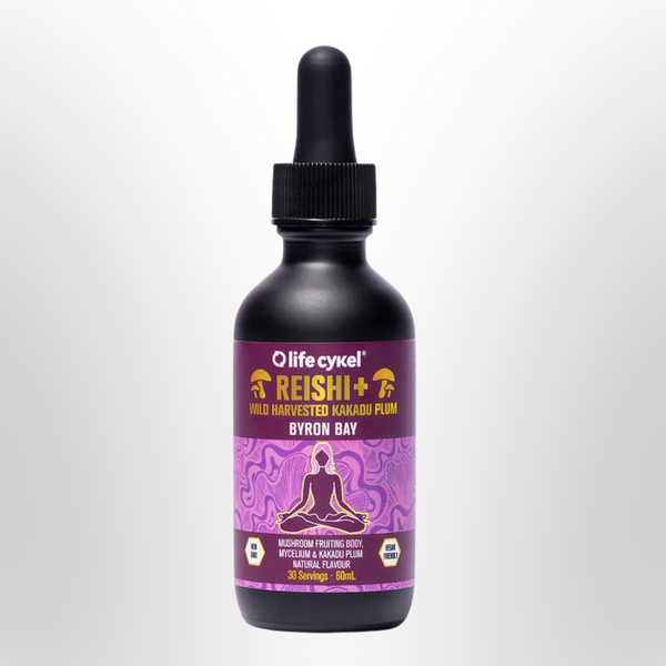 LIFE CYKEL Reishi + Wild Harvested Kakadu Plum 60ml – Soltree Wholefoods