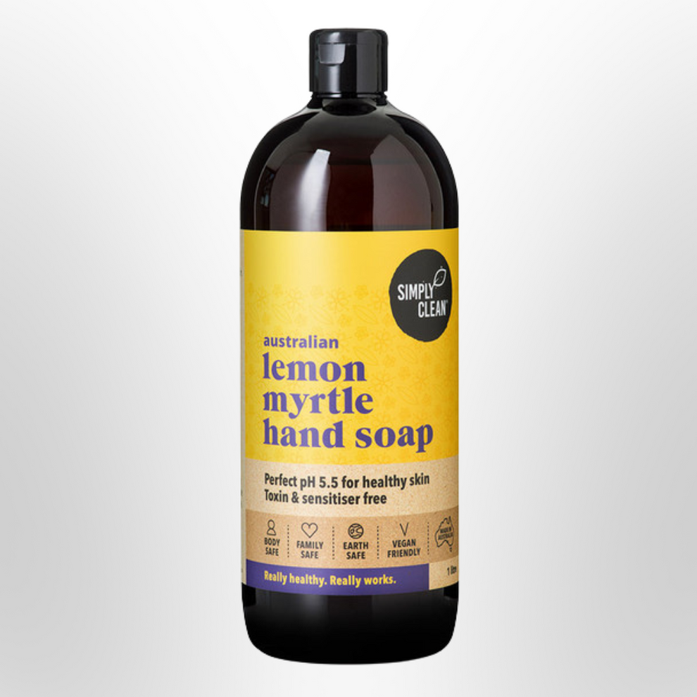 SIMPLY CLEAN Hand Soap Lemon Myrtle 1L – Soltree Wholefoods