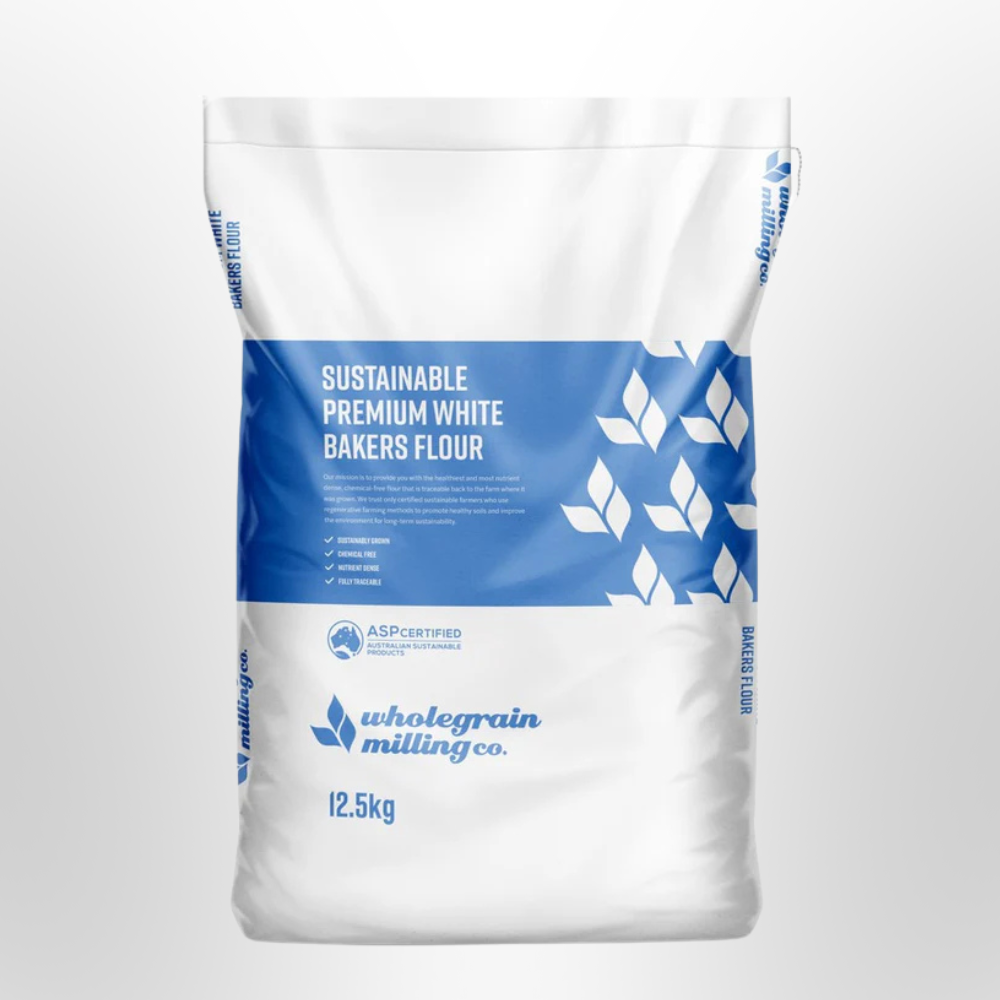 WMC Premium White Bakers Flour SUSTAINABLE 12.5kg – Soltree Wholefoods