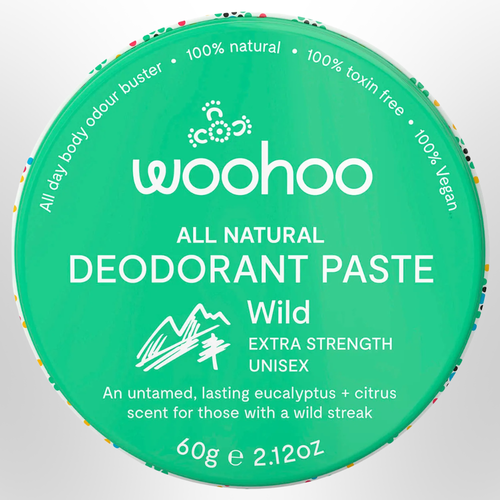 WOOHOO Wild Deodorant Paste Extra Strength 60g – Soltree Wholefoods